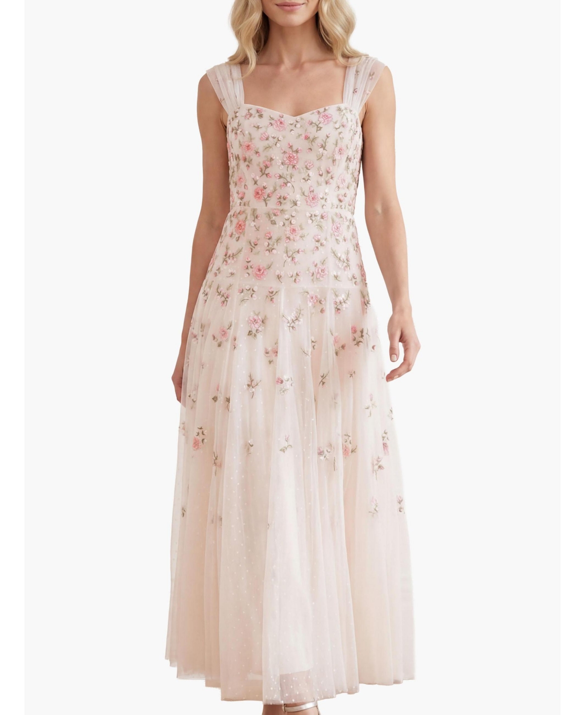 Click here for Needle & Thread Womens Mayflower Ditsy Ankle Gown... prices