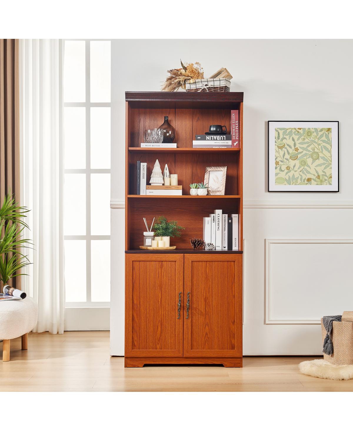 Click here for Streamdale Furniture 70.86 Tall 5-Tier Storage Cab... prices