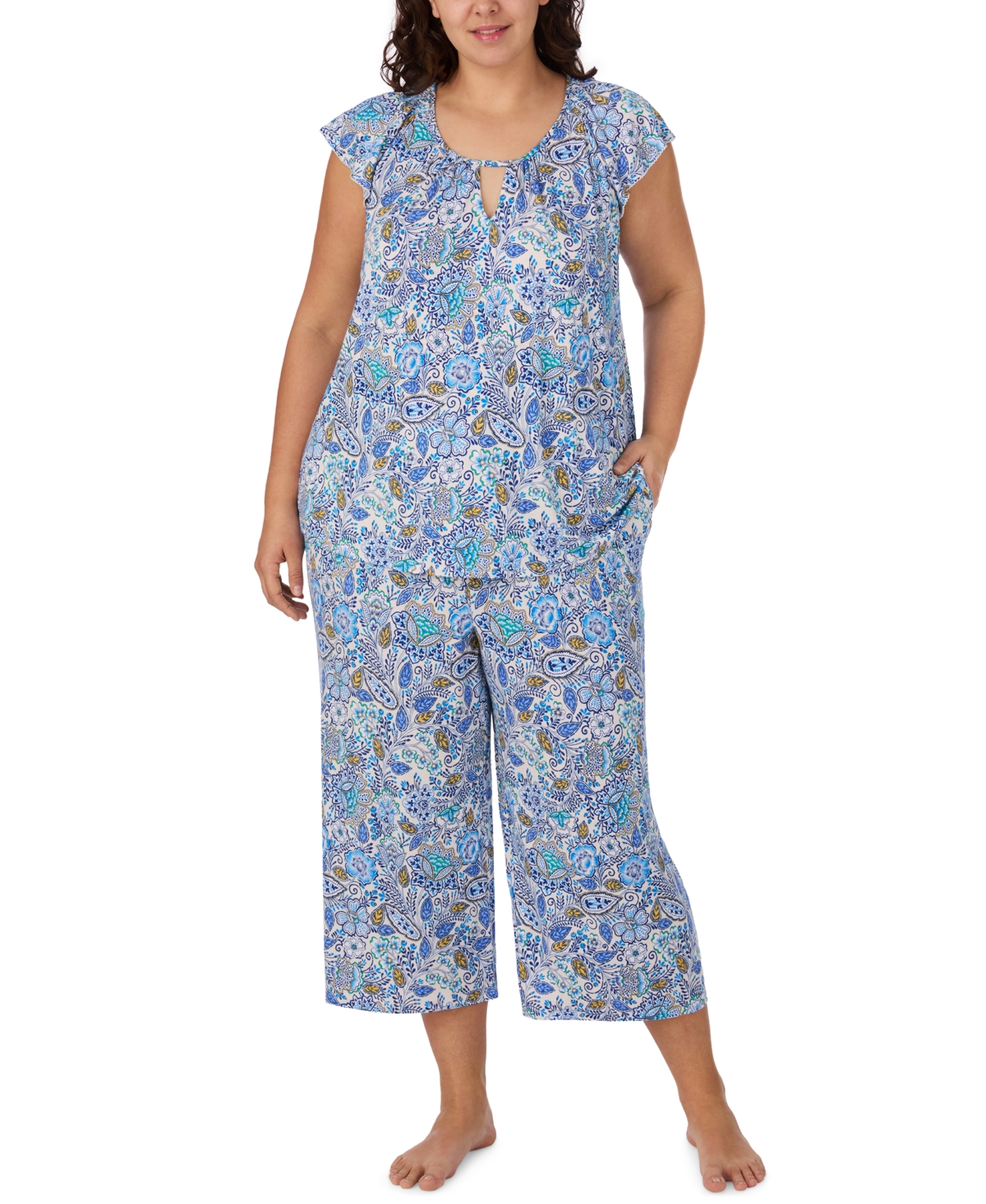 Click here for Ellen Tracy Plus Size Scoop Neck Top and Cropped P... prices