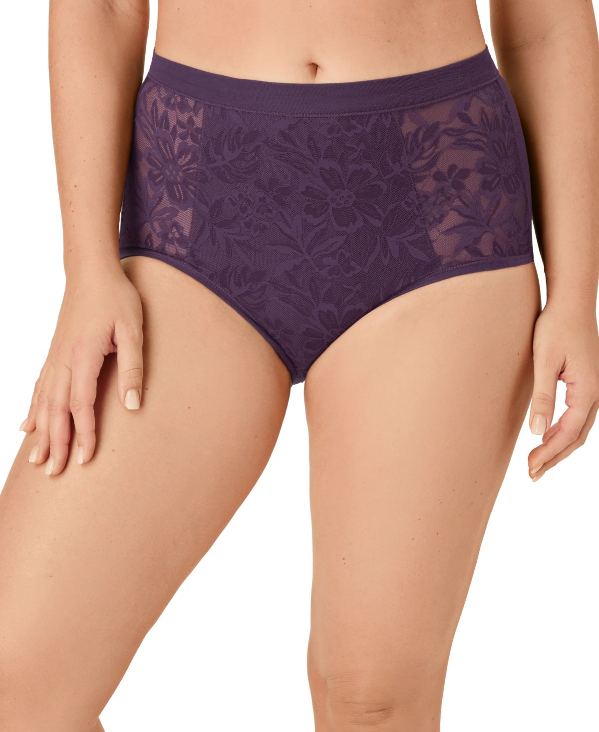 Click here for Bali Womens Breathe Lace High-Rise Brief Underwear... prices