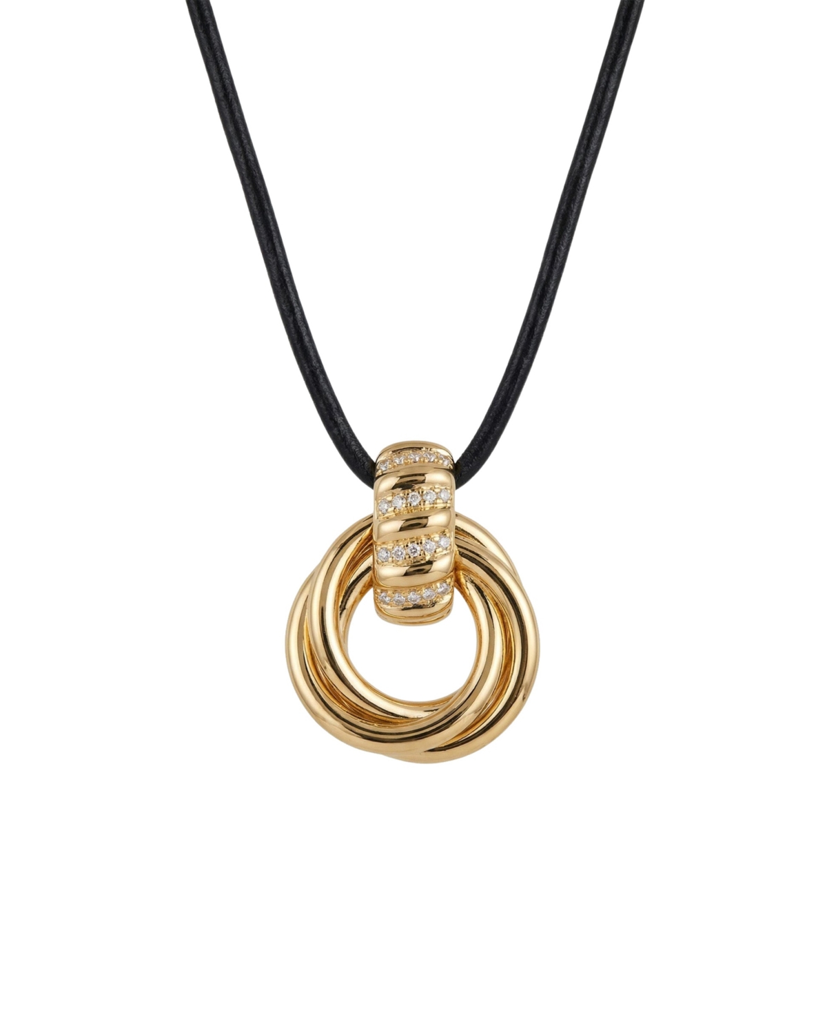Click here for The M Jewelers Margaux Stone Knot Necklace - Gold prices
