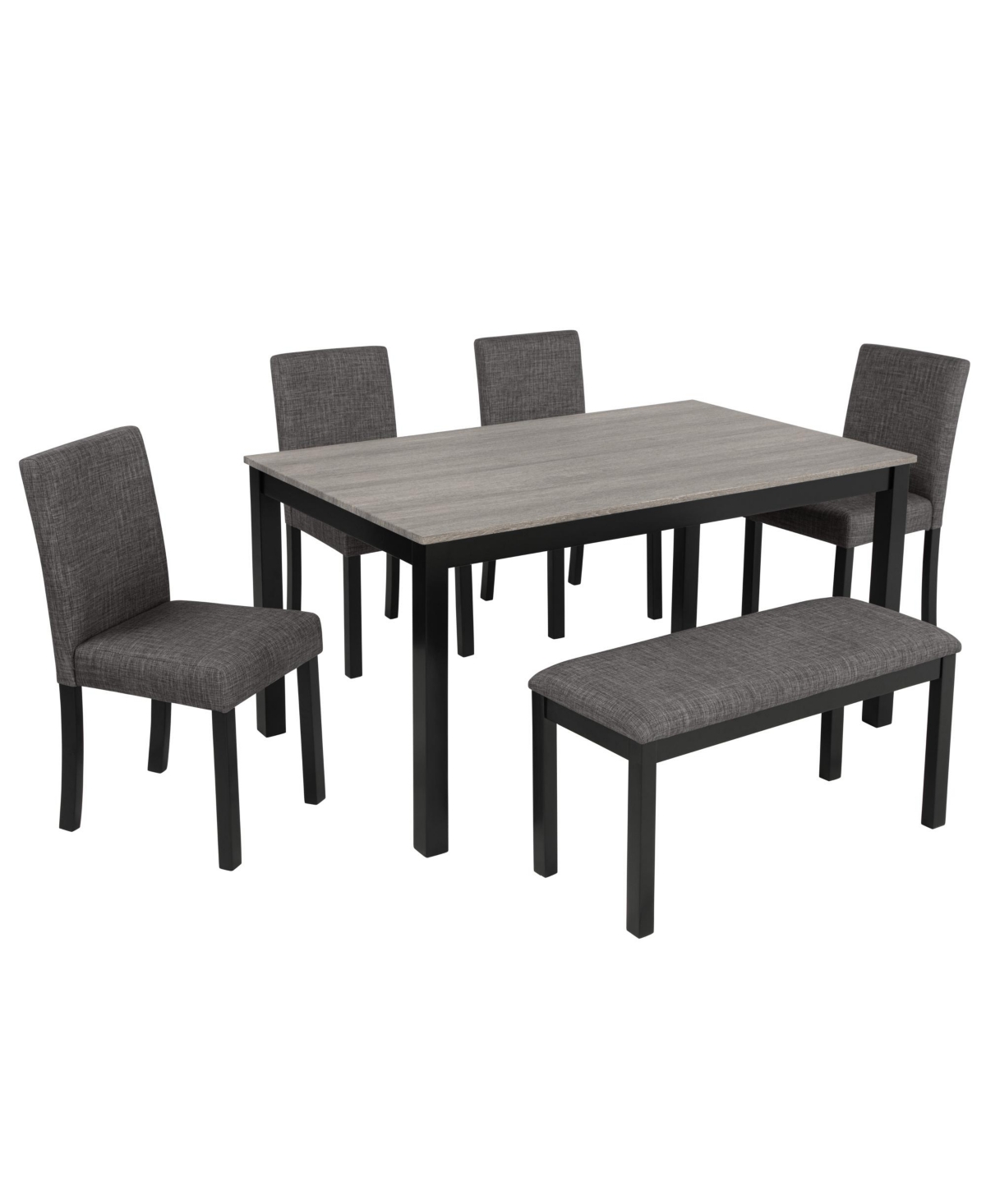 Click here for Casainc 6 Piece Dining Table Set with Rectangular... prices