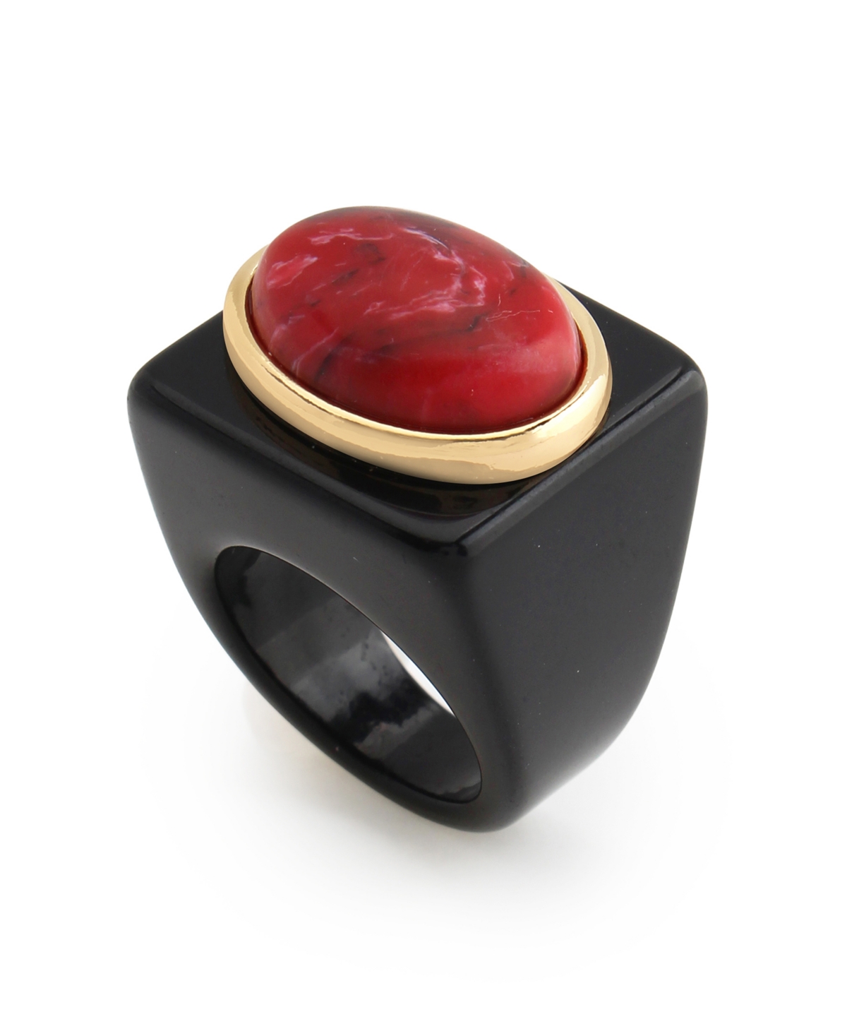 Click here for Robert Lee Morris Soho Gold Jasper Stone Cocktail... prices