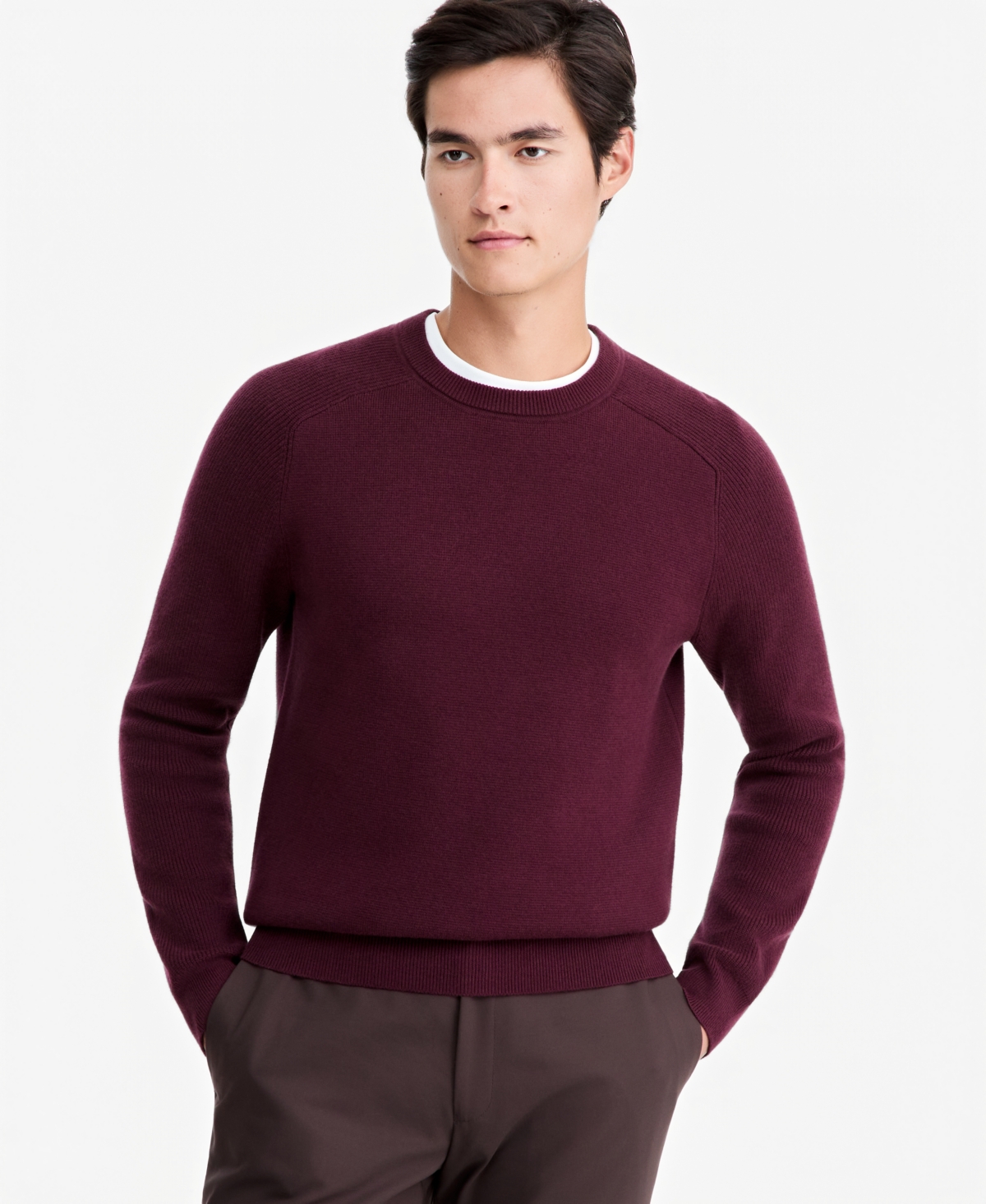 Click here for Alfani Mens Crewneck Saddle-Shoulder Sweater  Macy... prices