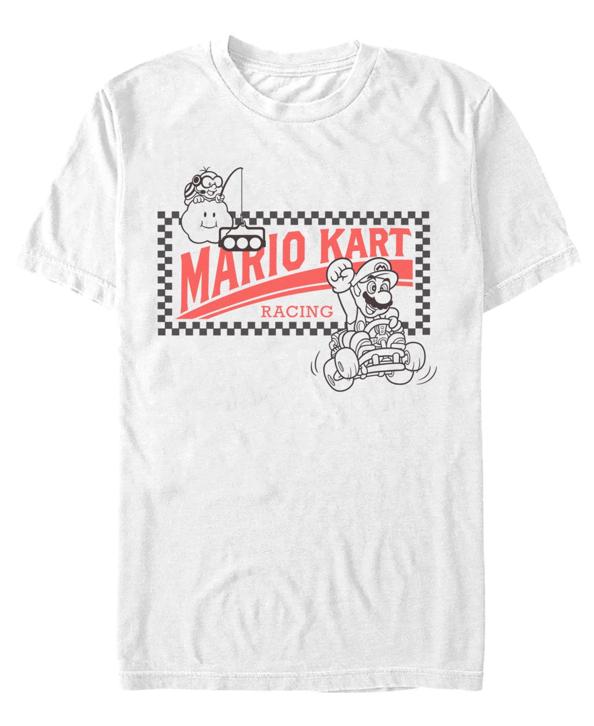 Click here for Fifth Sun MensÂ Nintendo Kart Branded T-Shirt - Wh... prices