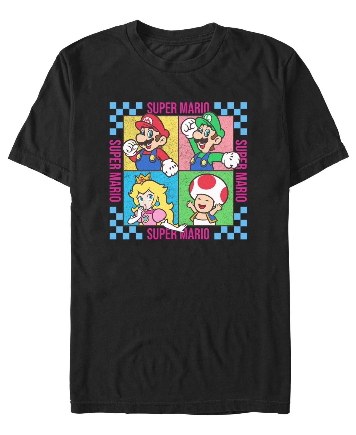 Click here for Fifth Sun MensÂ Nintendo Mario Group Four Square T... prices