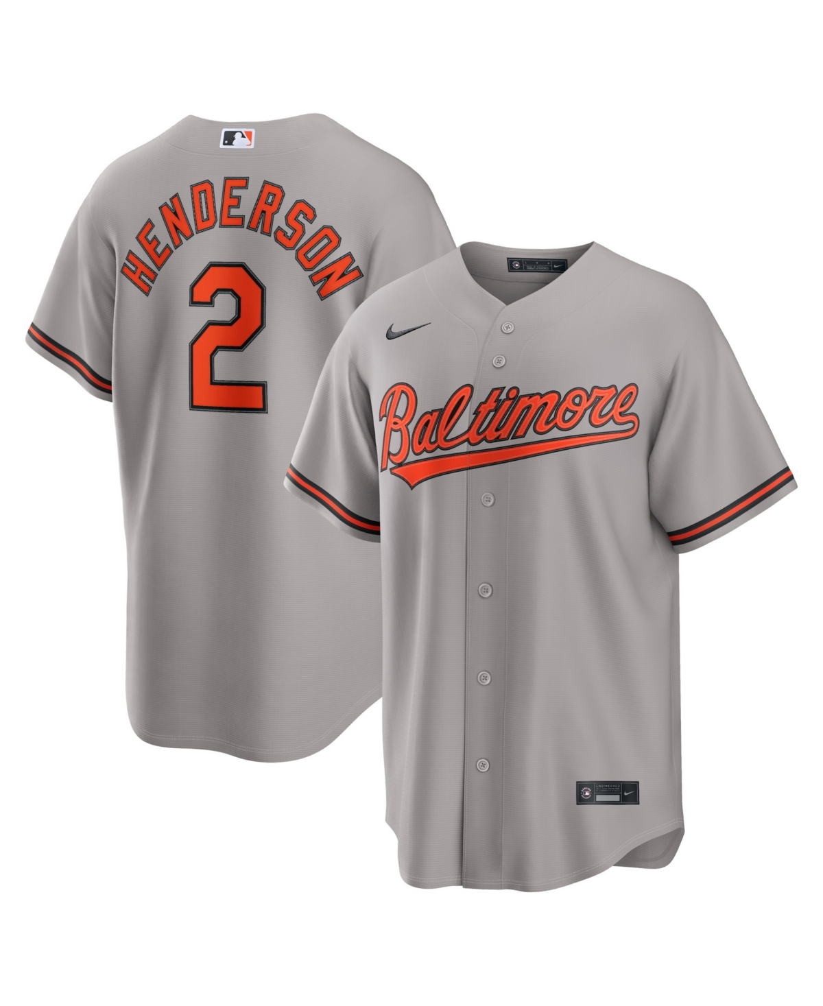 Click here for Nike Mens Gunnar Henderson Gray Baltimore Orioles... prices