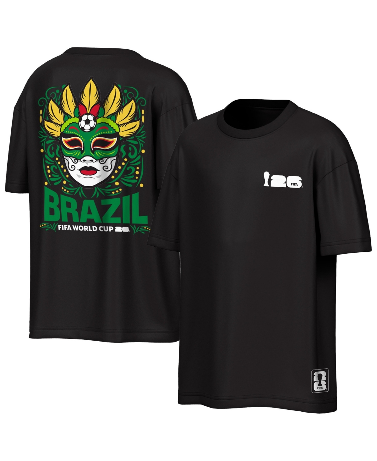 Click here for Outerstuff Mens Black Brazil Fifa World Cup 2026 R... prices