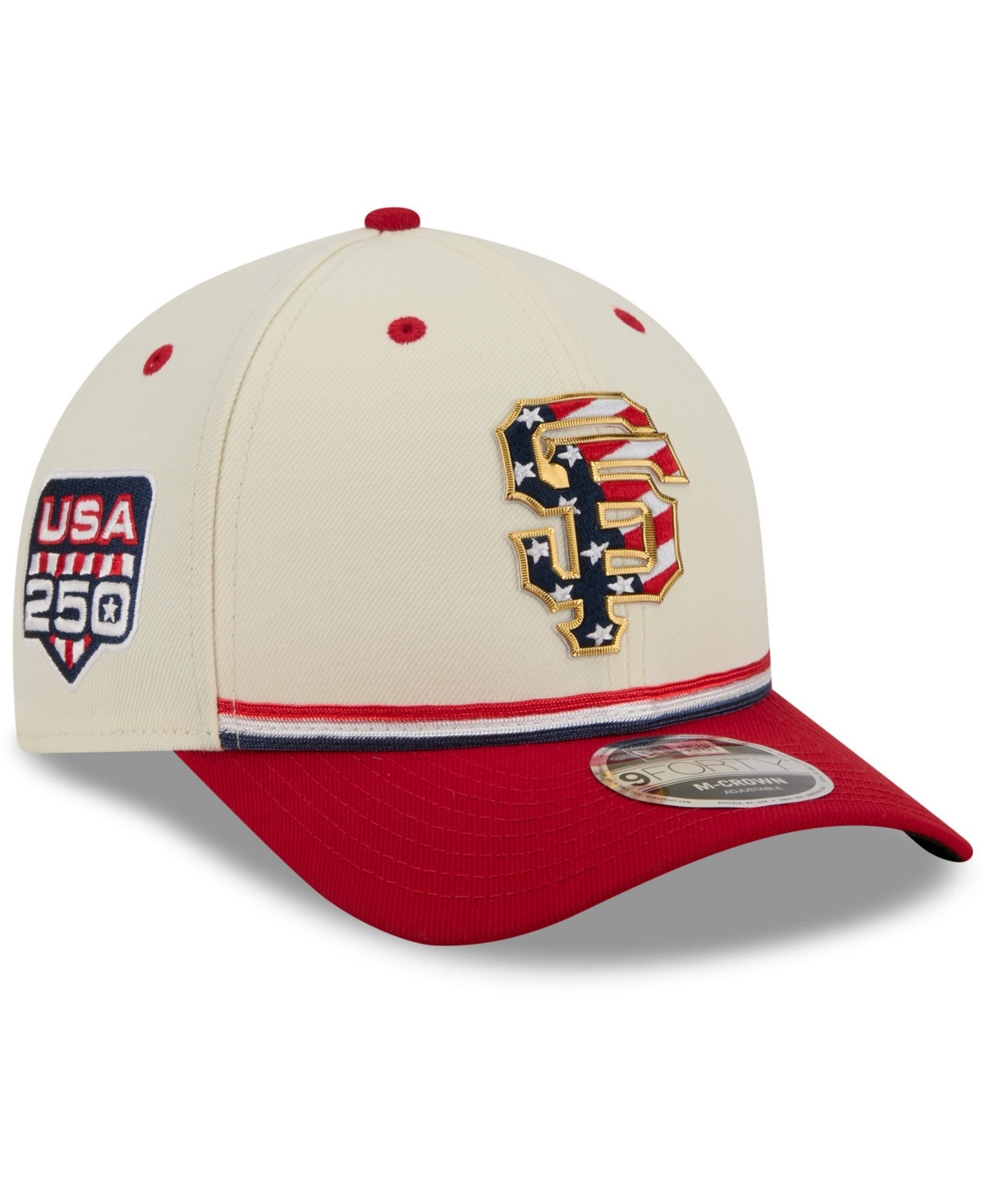 Click here for New Era Big Boys and Girls Cream/Red San Francisco... prices