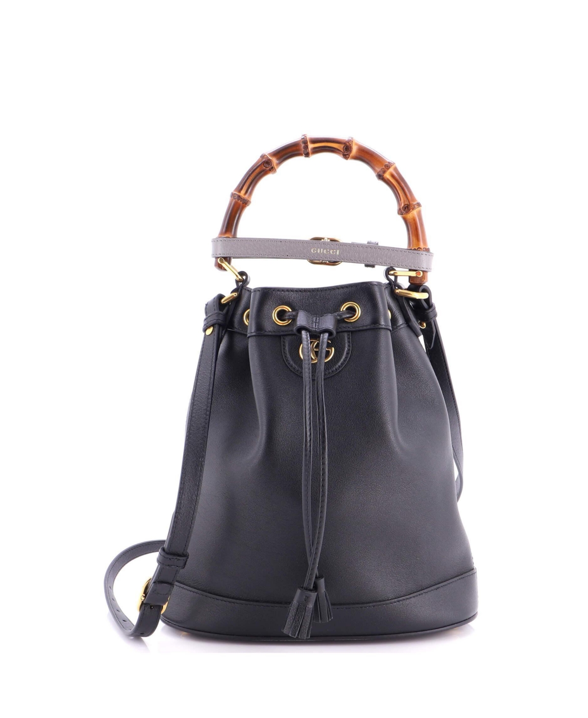 Click here for Pre-Owned Gucci Small Diana Bucket Bag Leather - B... prices