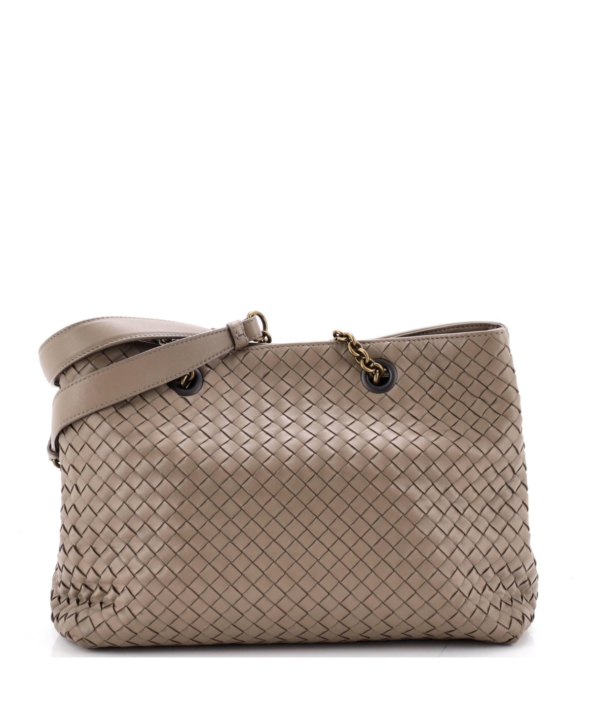 Click here for Pre-Owned Bottega Veneta Medium Double Chain Tote... prices