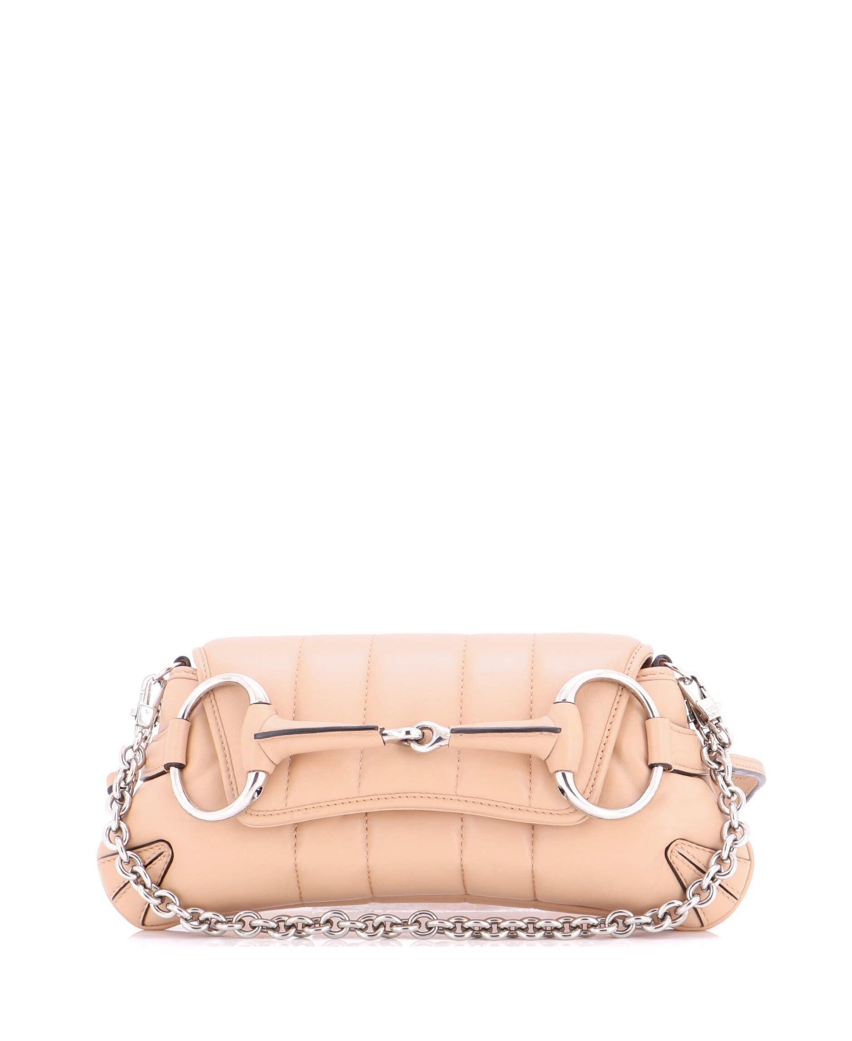 Click here for Pre-Owned Gucci Small Horsebit Chain Shoulder Bag... prices