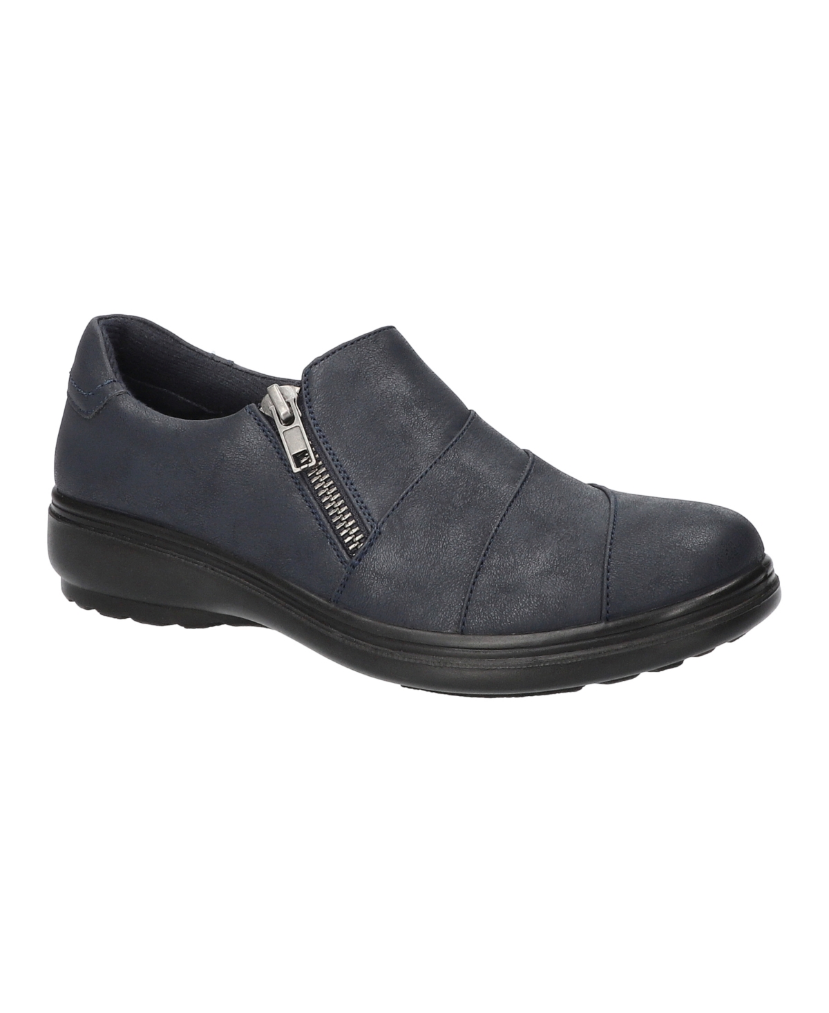 Click here for Easy Street Womens Keekay Round Toe Flats - Navy M... prices