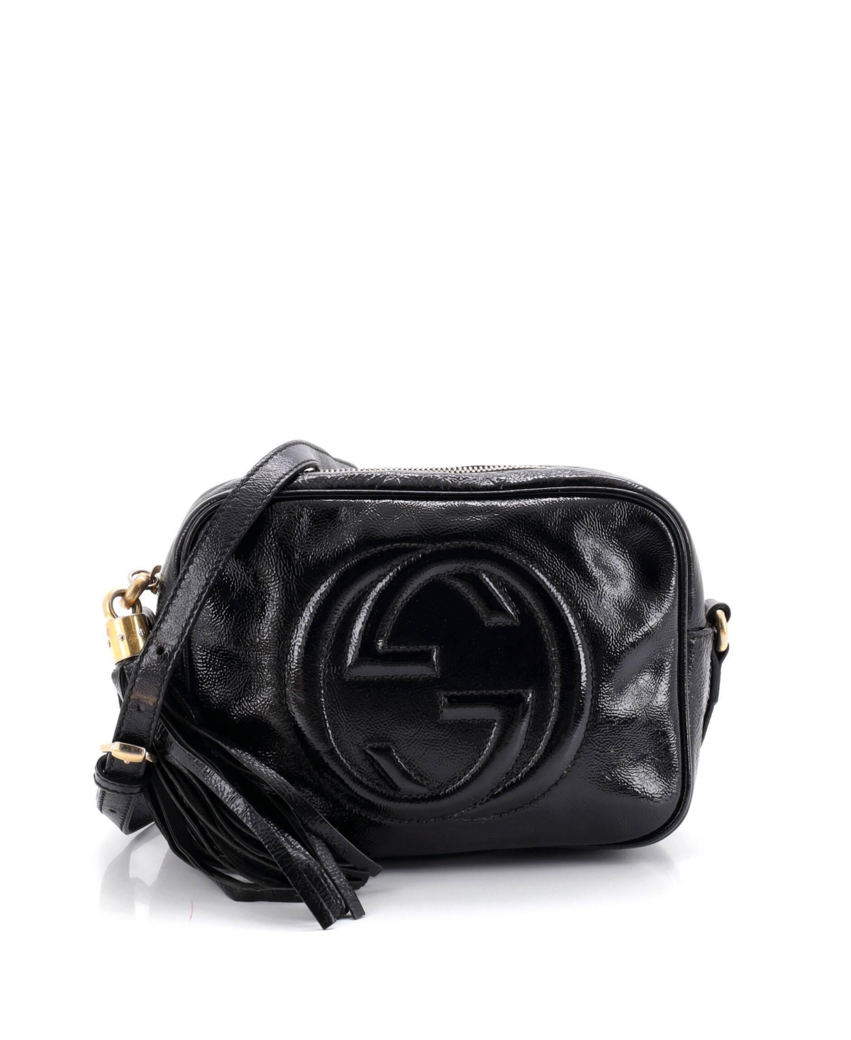Click here for Pre-Owned Gucci Small Soho Disco Crossbody Bag Pat... prices
