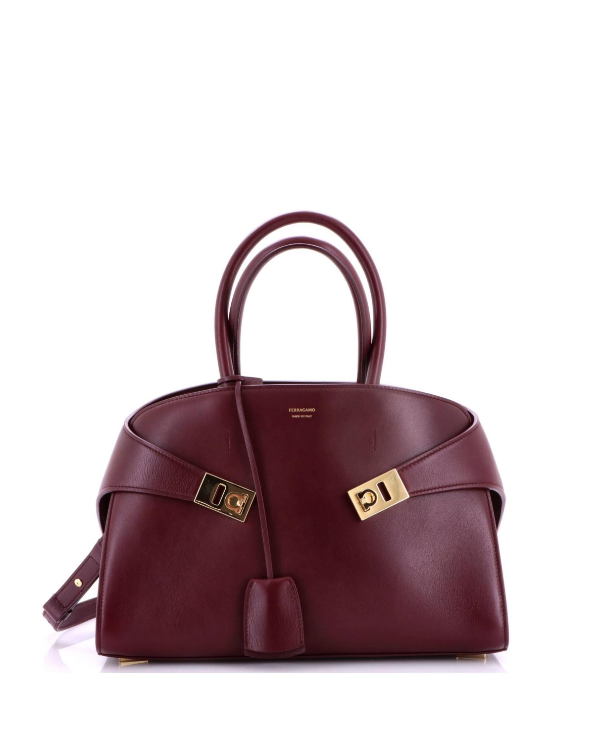 Click here for Pre-Owned Salvatore Ferragamo Small Hug Top Handle... prices