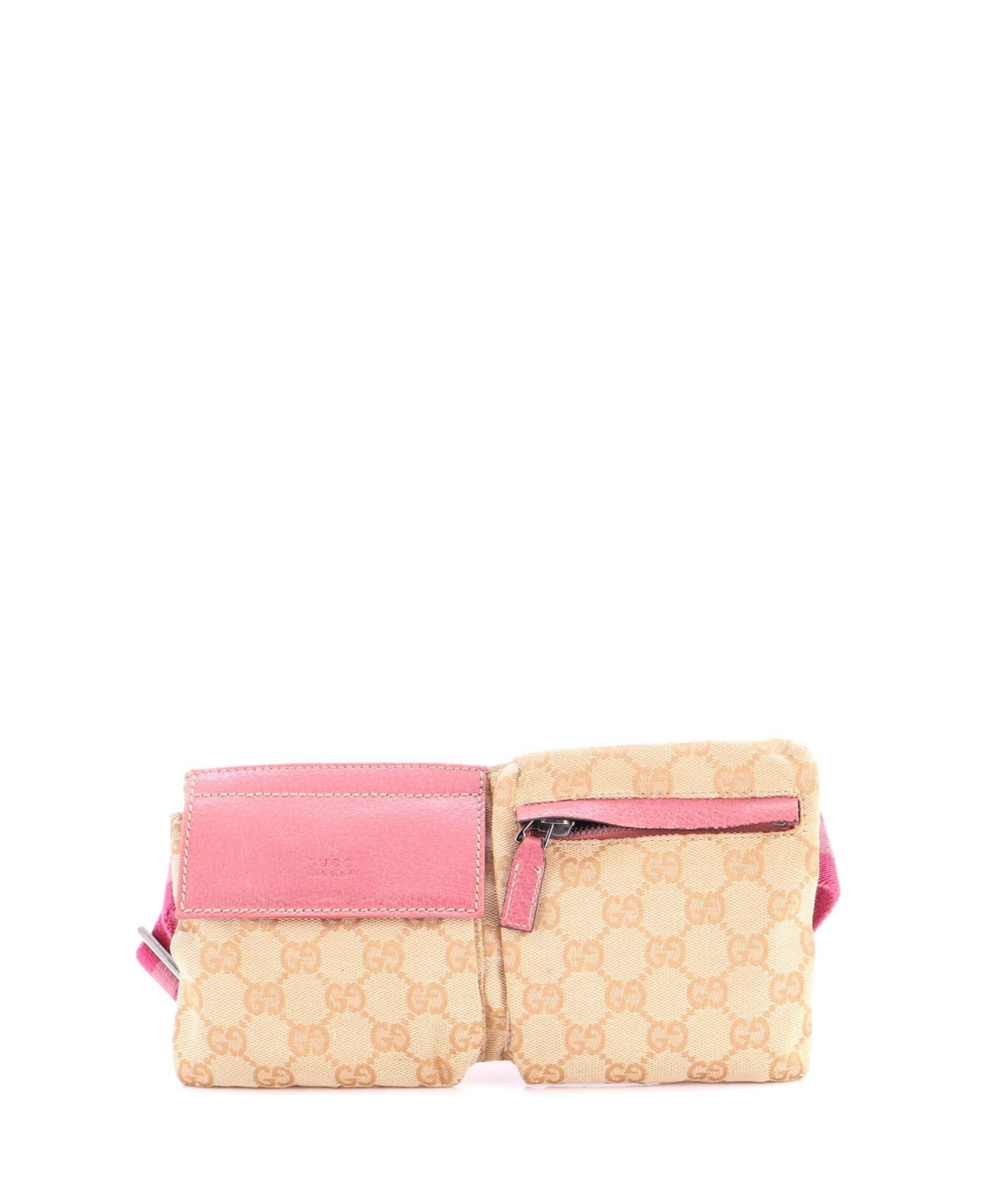 Click here for Pre-Owned Gucci Small Vintage Double Belt Bag Gg C... prices