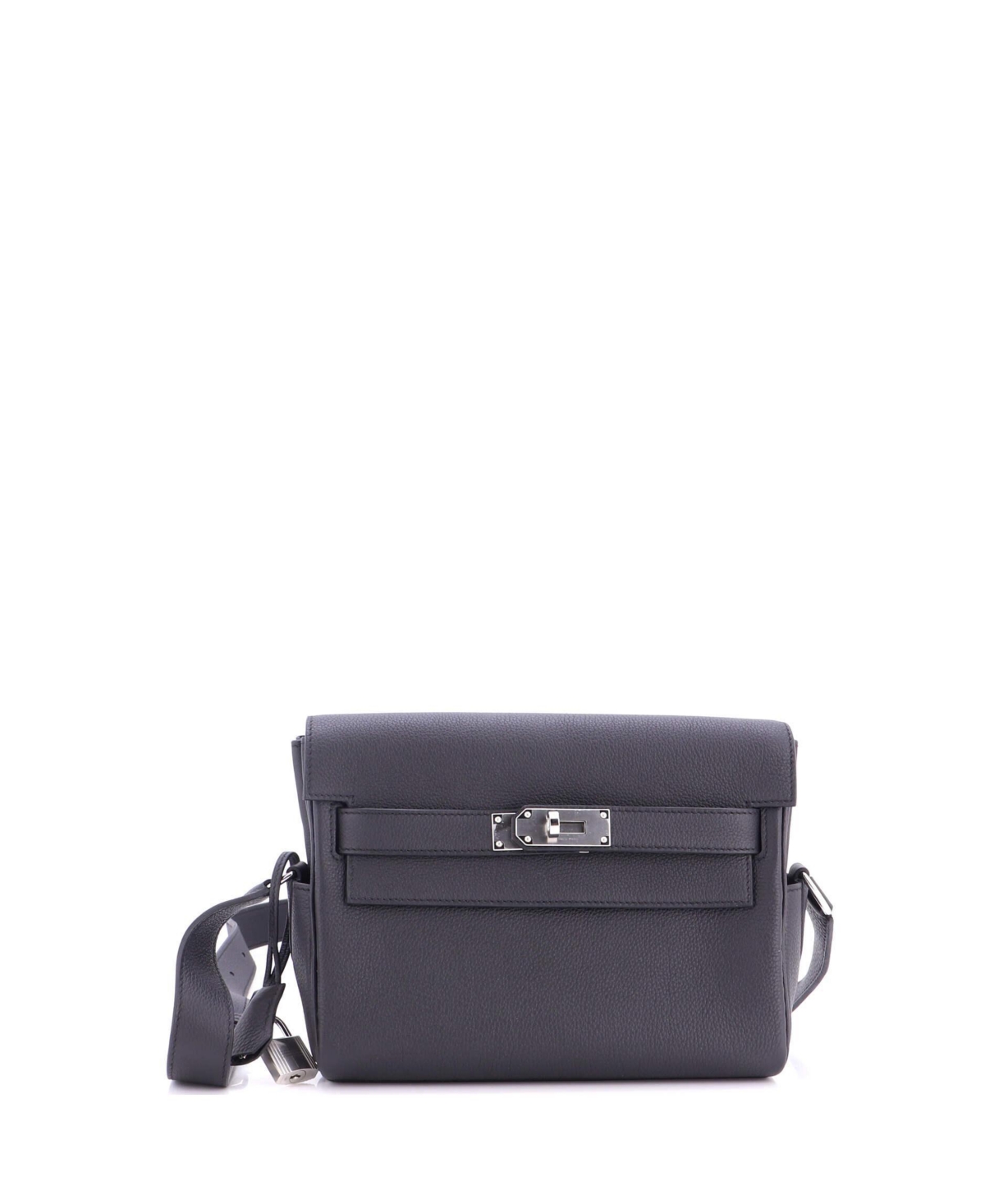 Click here for Pre-Owned HERMES Pm Kelly Messenger Bag Togo - Bla... prices