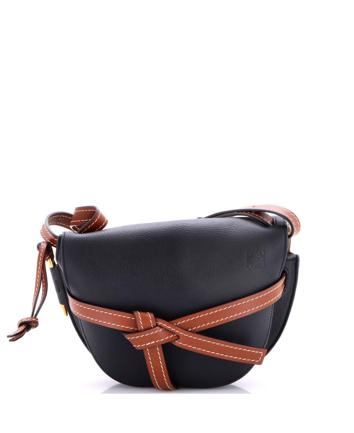 Click here for Pre-Owned Loewe Small Gate Shoulder Bag Leather -... prices