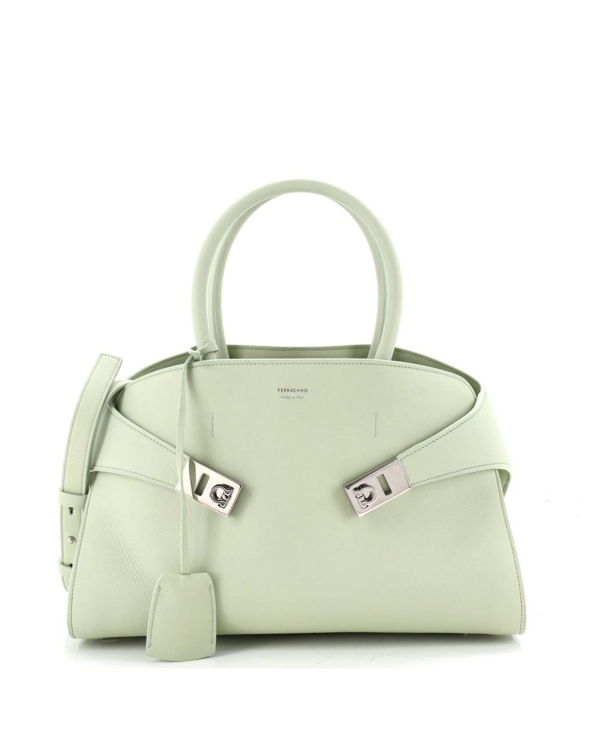 Click here for Pre-Owned Salvatore Ferragamo Small Hug Top Handle... prices