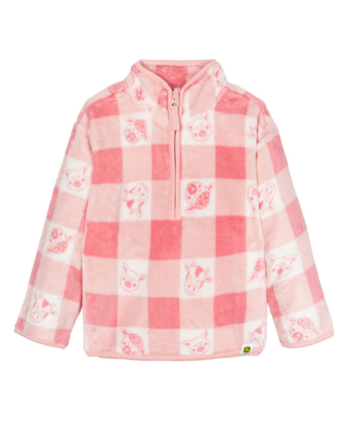 Click here for John Deere Toddler Girls (2T - 4T) Fleece Quarter-... prices