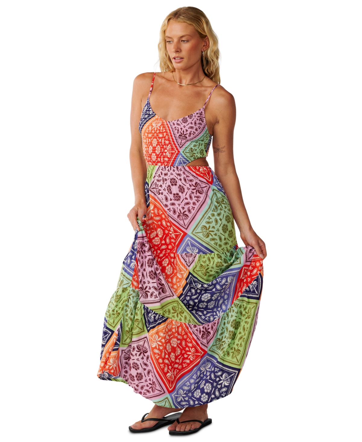 Click here for Rip Curl Womens Bossa Nova Floral-Print Scoop Neck... prices