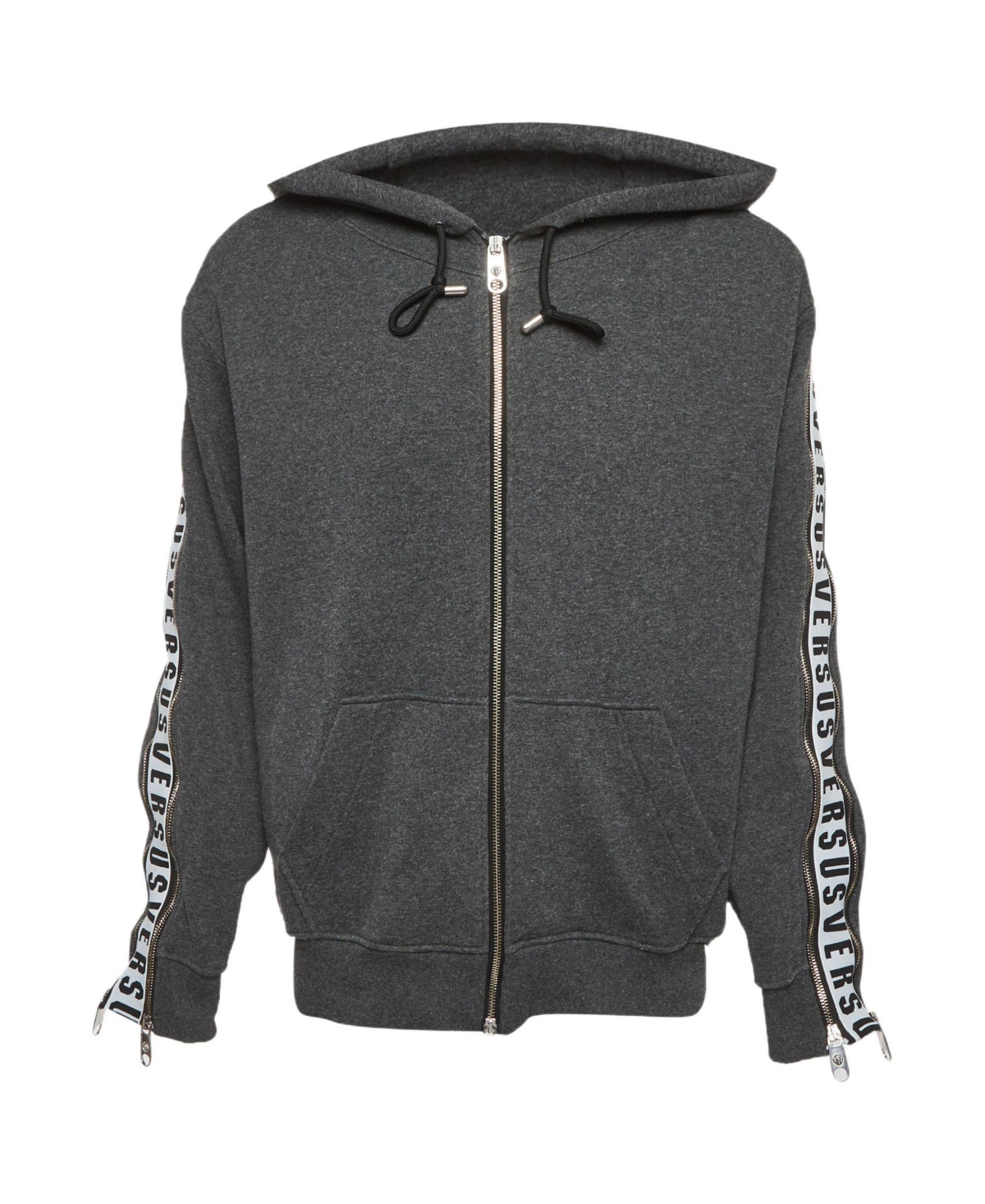 Click here for Pre-Owned Versace Mens Cotton Knit Logo Tape Zip D... prices