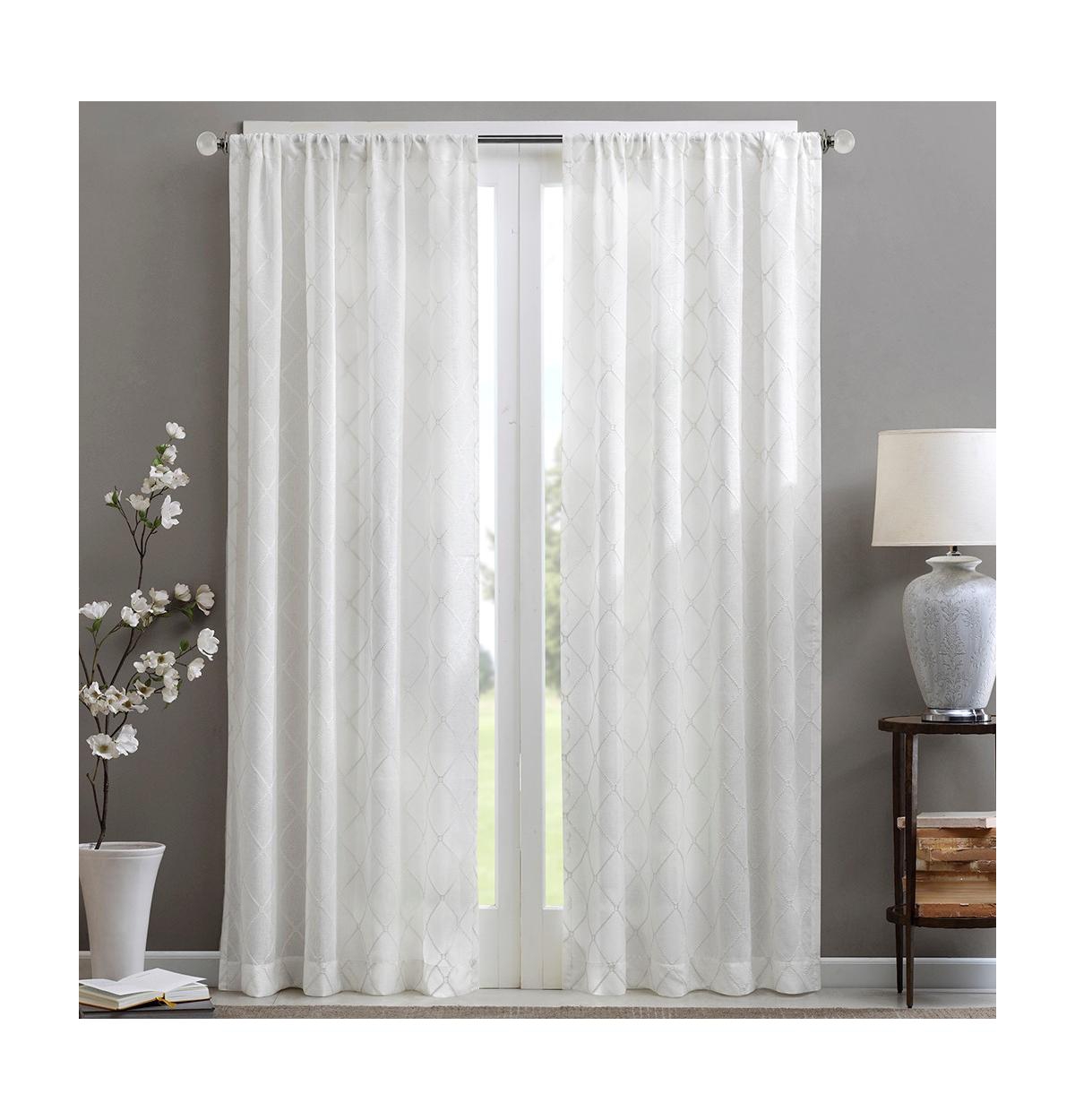 Click here for Avobird Diamond Sheer Window Curtain Panel Only 1... prices