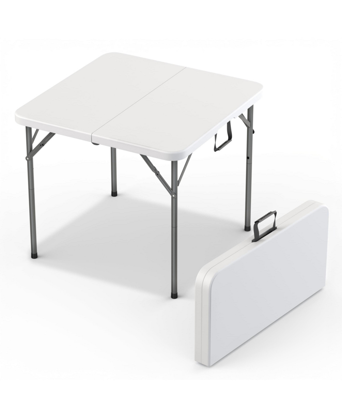 Click here for Aofar 3 Feet Foldable Square Table Steel Handle Po... prices