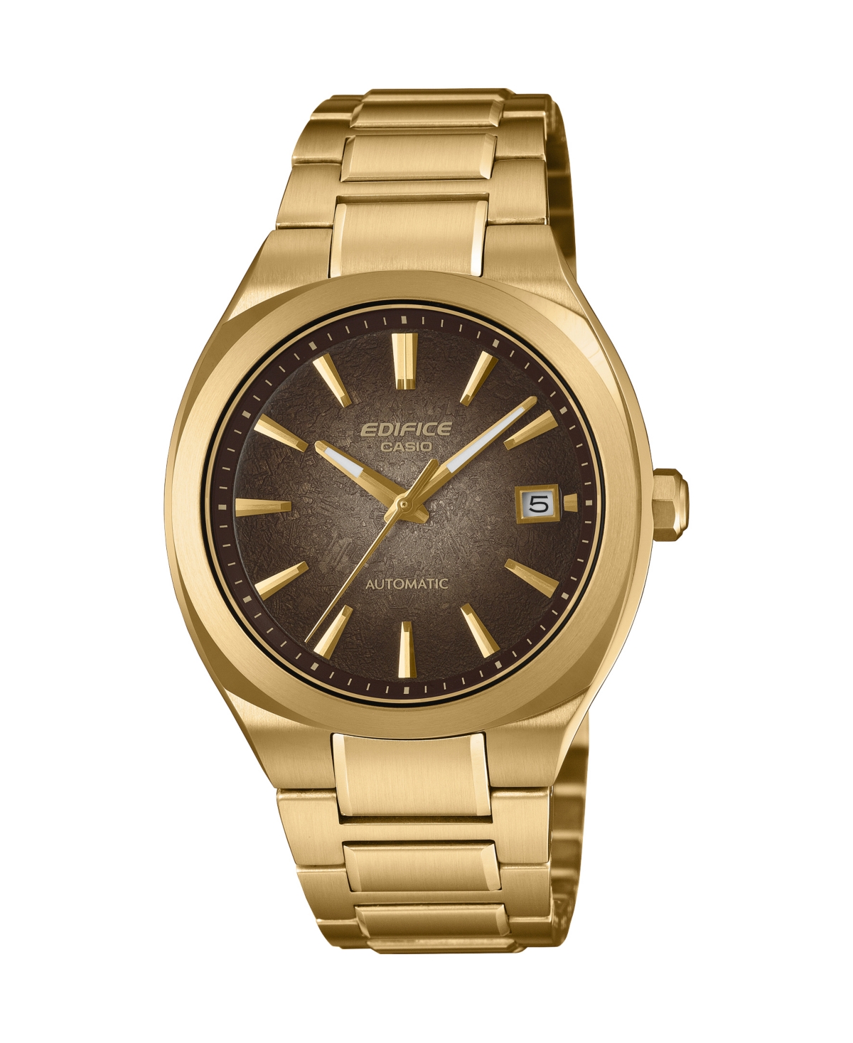 Click here for G-Shock Edifice Mens Gold-Tone Stainless Steel Aut... prices
