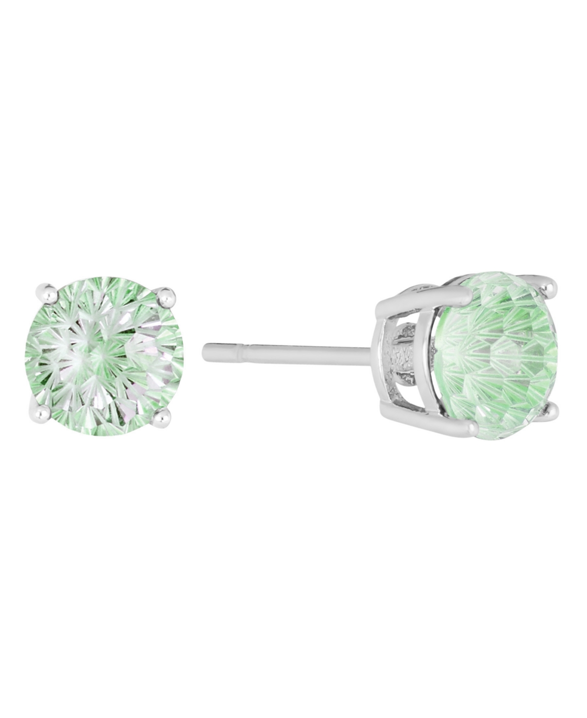 Click here for Macys Sterling Silver Cubic Zirconia Solitaire Stu... prices