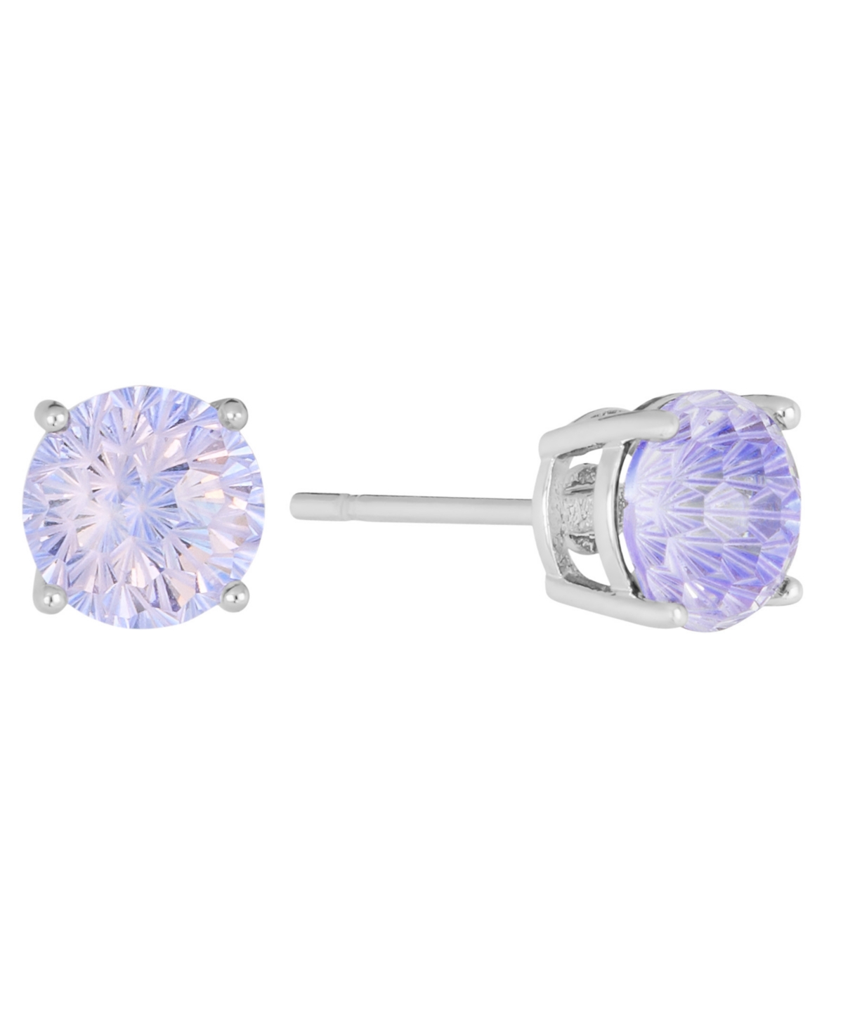 Click here for Macys Sterling Silver Cubic Zirconia Solitaire Stu... prices