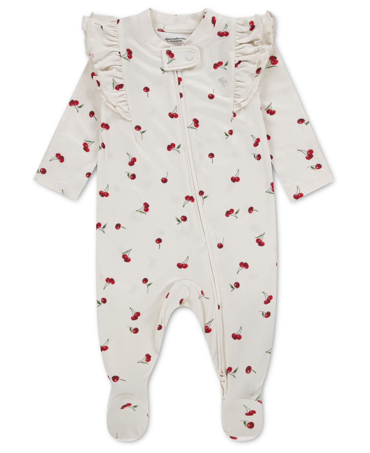Click here for abercrombie kids Baby Girls Ruffle Footed Coverall... prices