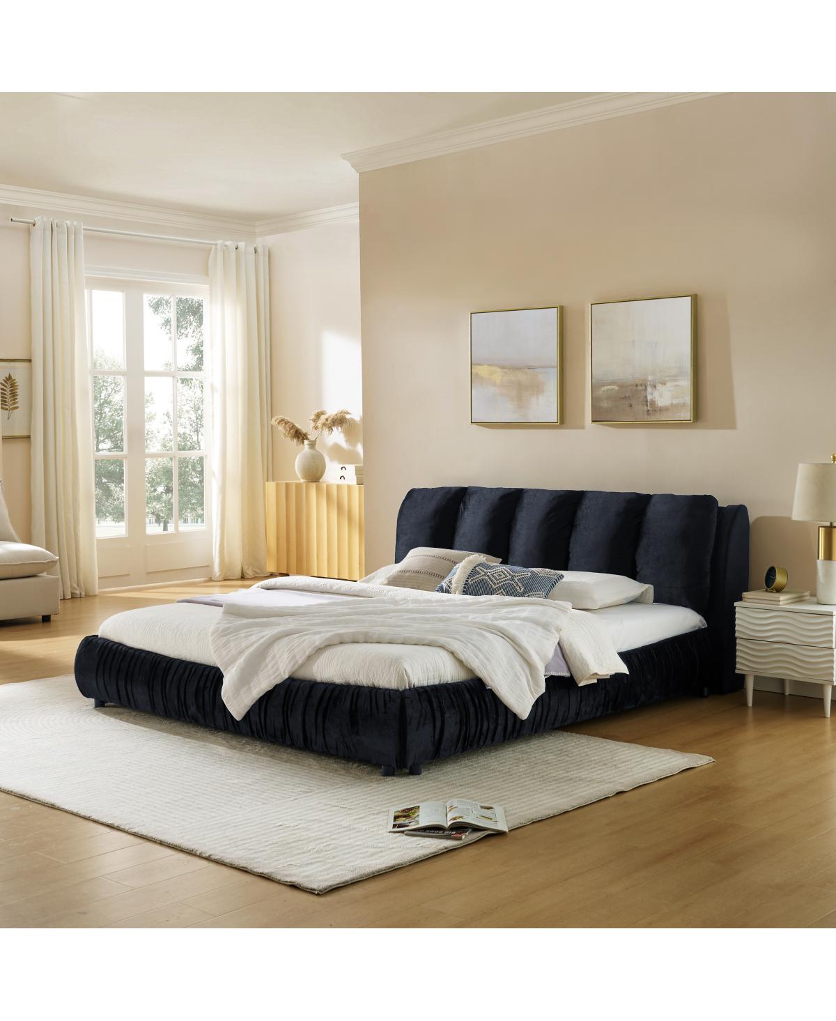Click here for Streamdale Furniture King Size Upholstered Bed Fra... prices