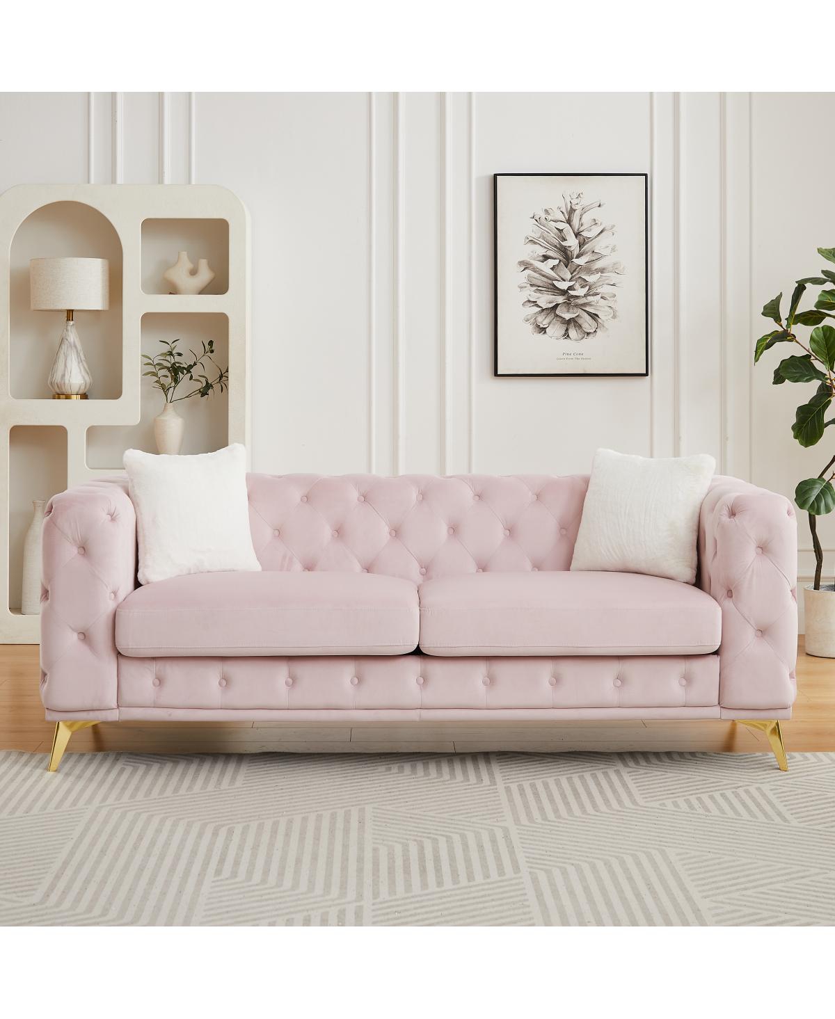 Click here for Streamdale Furniture Classic Modern 82.5-inch Velv... prices