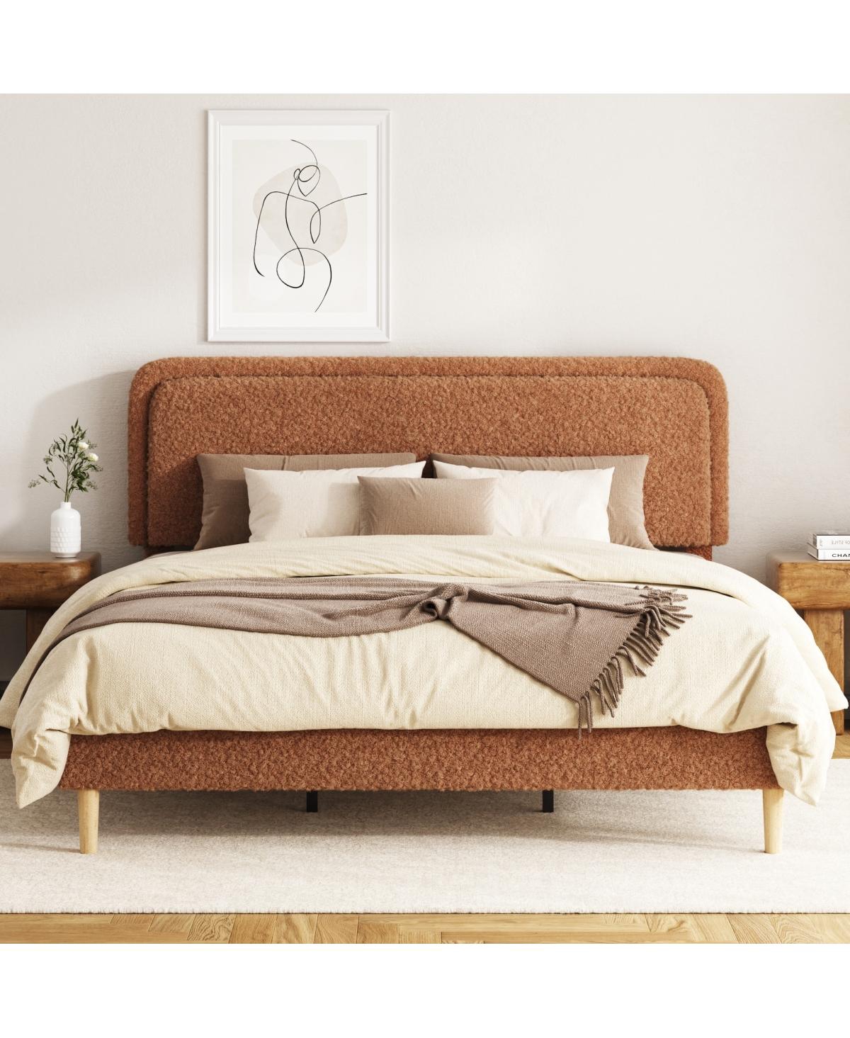 Click here for Streamdale Furniture King Upholstered Platform Bed... prices