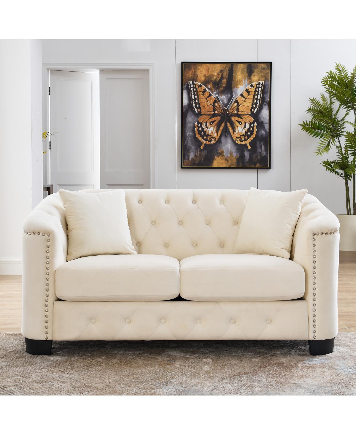 Click here for Streamdale Furniture 59-Inch Modern Chesterfield V... prices