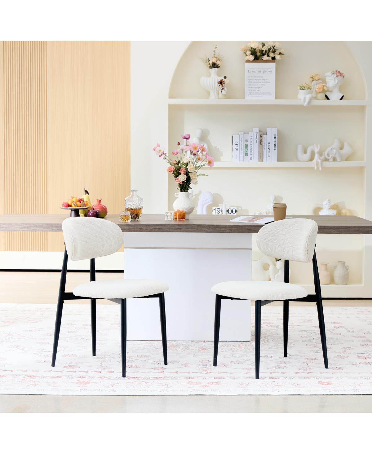 Click here for Streamdale Furniture Upholstered Fabric Dining Cha... prices