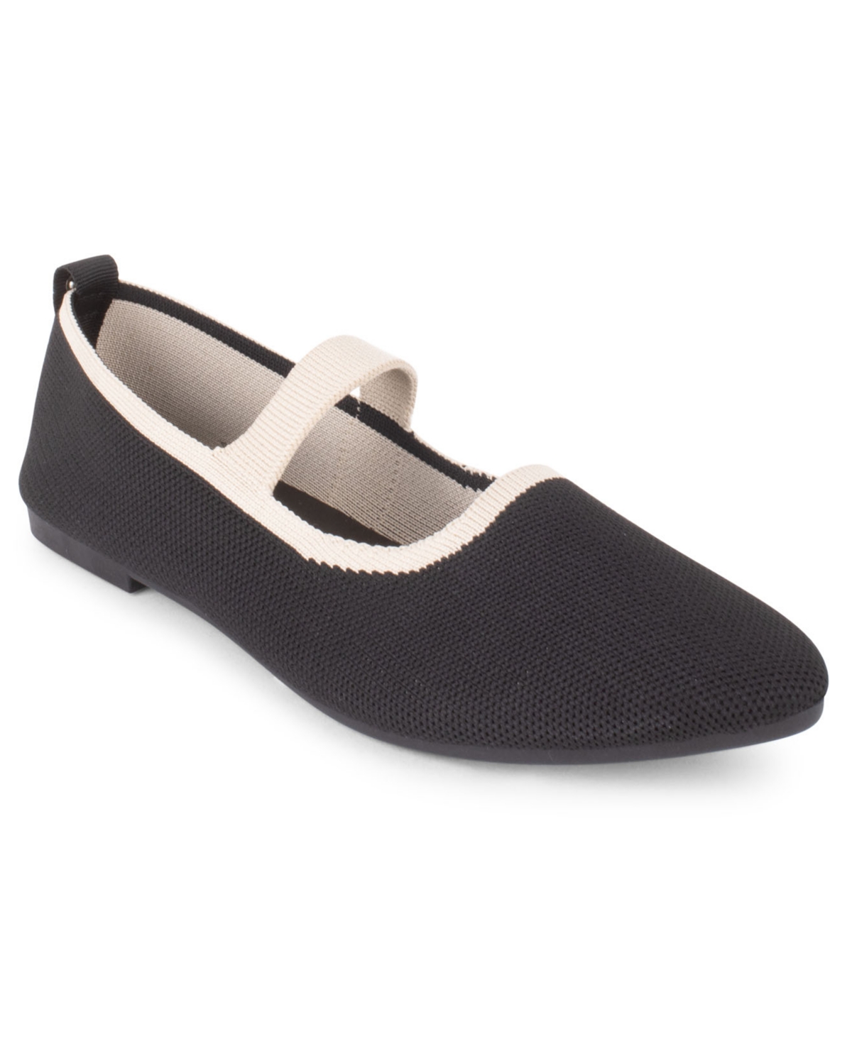 Click here for Tahari Womens Shannon Mary Jane Flats - Black Ivor... prices