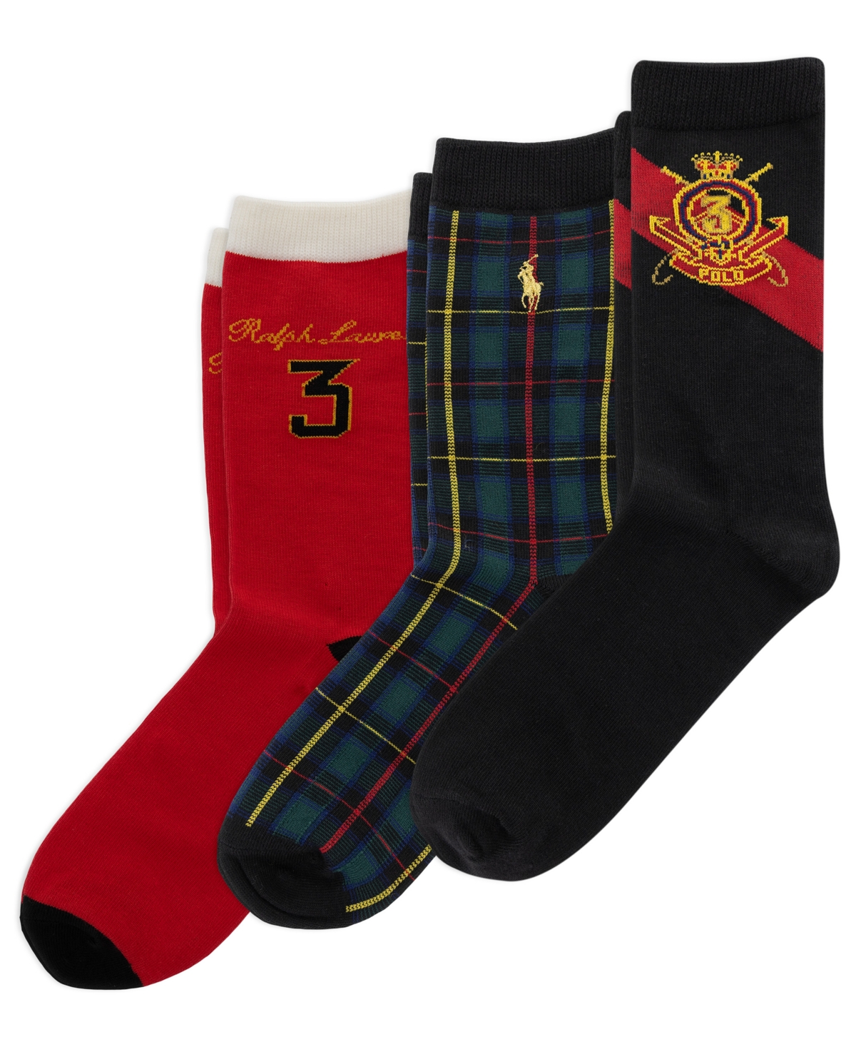 Click here for Polo Ralph Lauren Boys 4-11 Polo Crest Crew Socks... prices