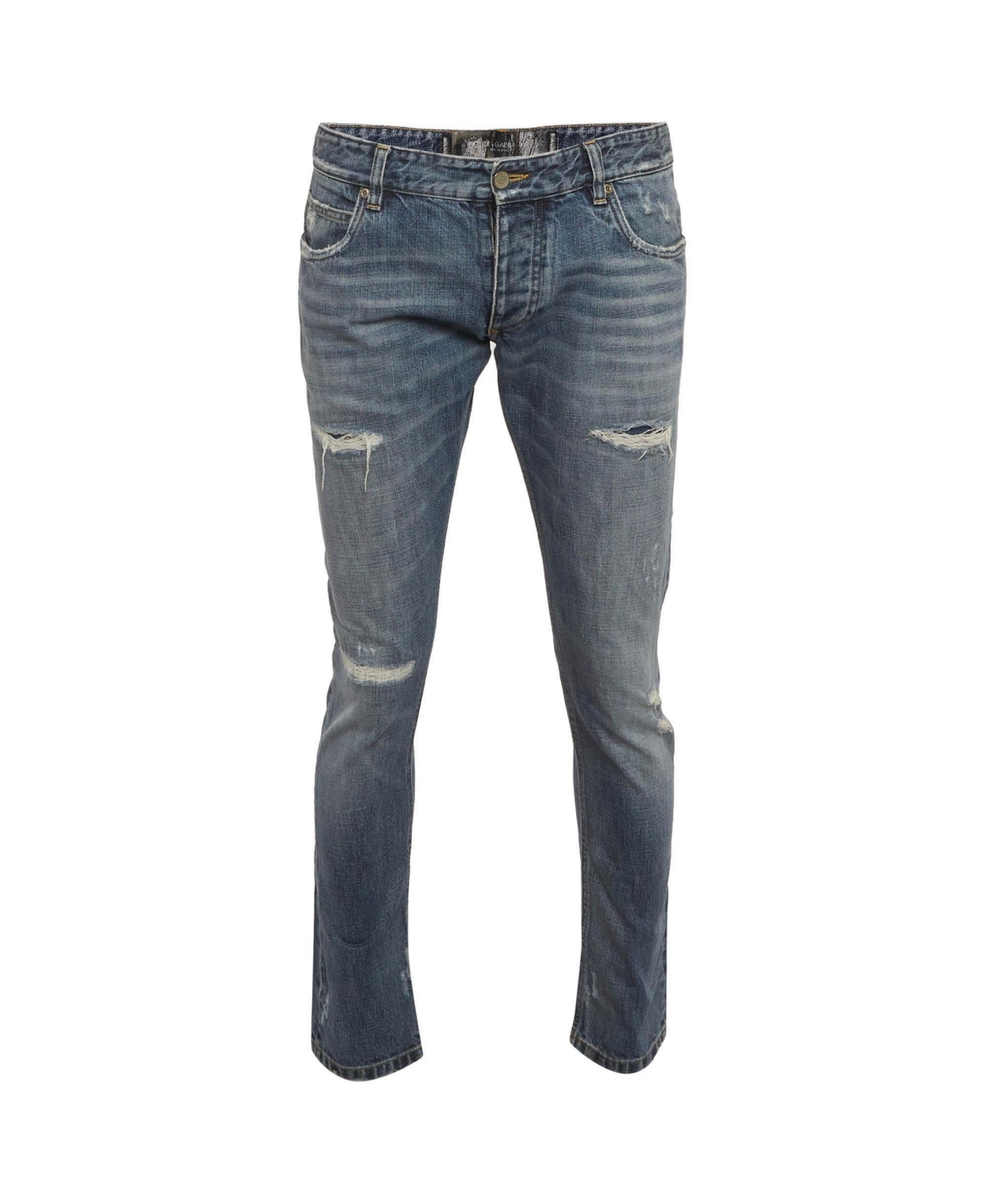 Click here for Pre-Owned Dolce & Gabbana Mens Denim Distressed Je... prices