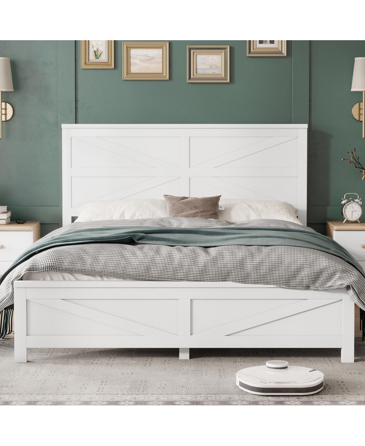 Click here for Streamdale Furniture Farmhouse Queen Bed with Barn... prices