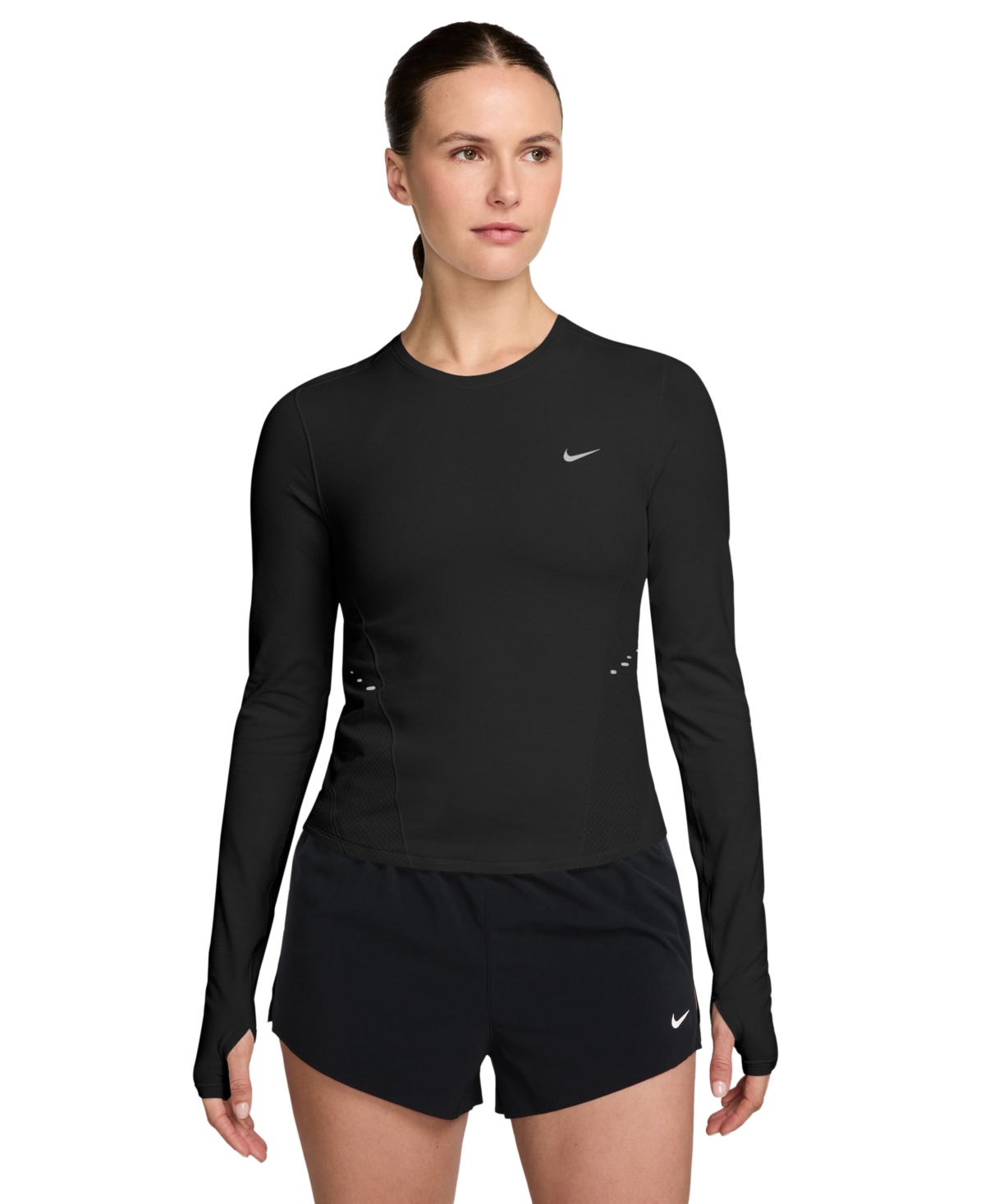 Click here for Nike Swift Womens Dri-fit Seamless Running Top - B... prices