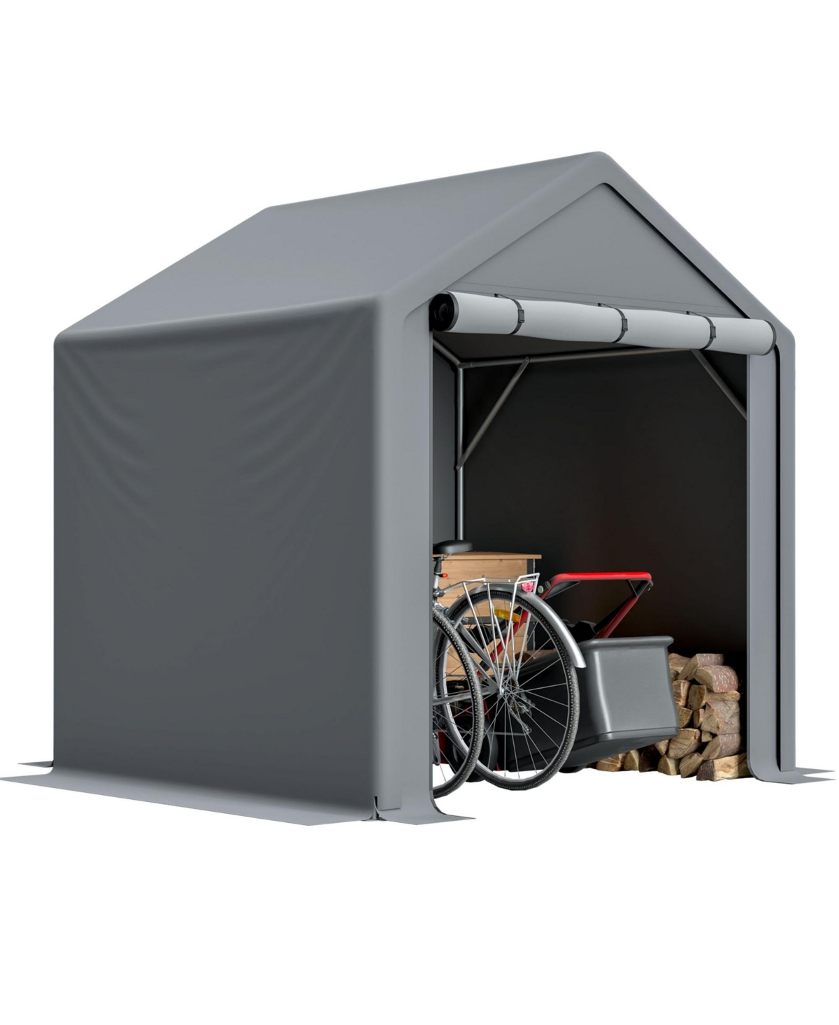 Click here for Clihome 6x6 Feet All-Season Storage Tent Quick-Ins... prices