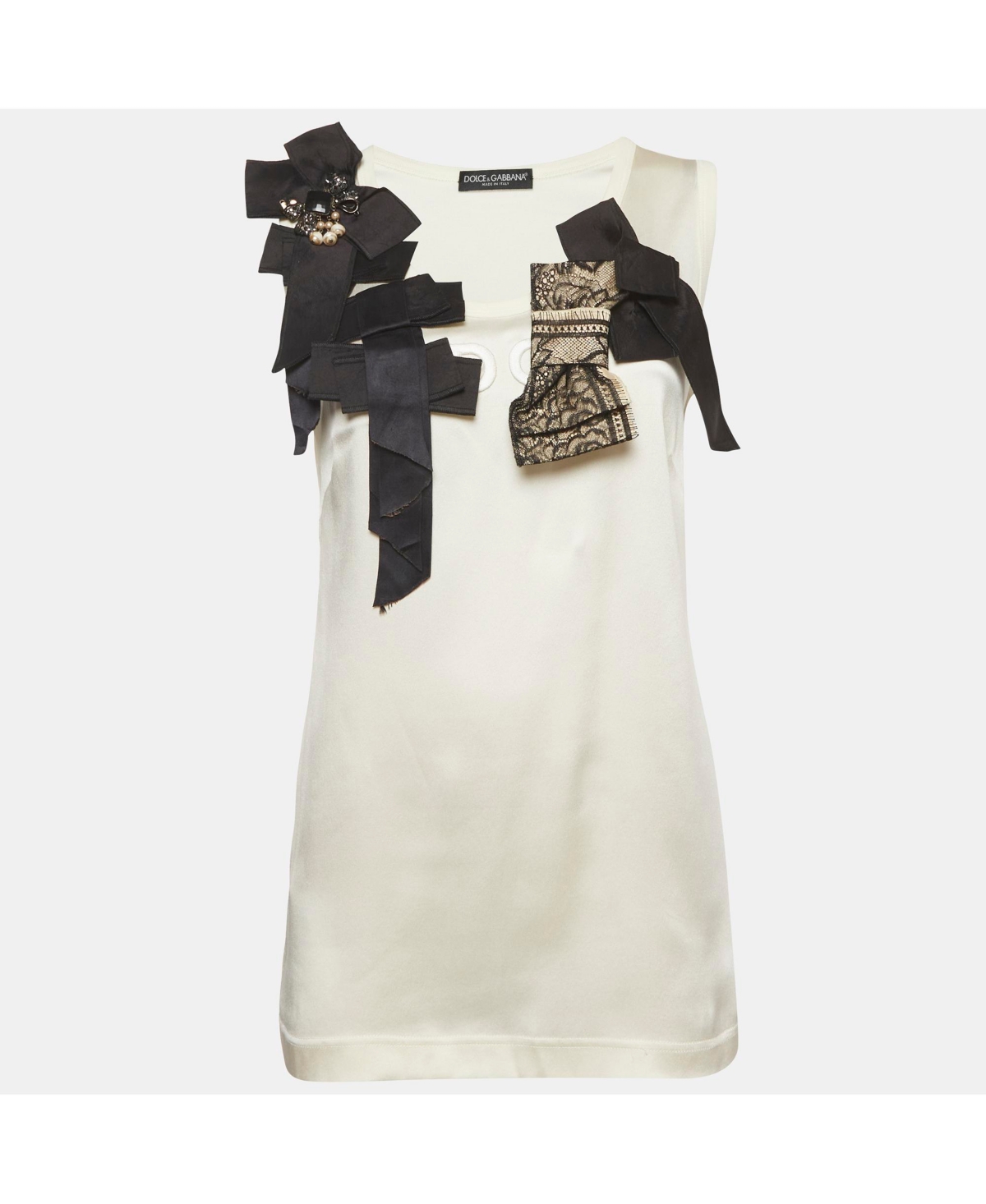 Click here for Pre-Owned Dolce & Gabbana Womens Satin And Cotton... prices