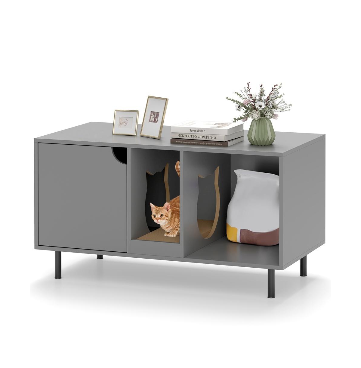 Click here for Ruie Cat Litter Box Enclosure Hidden Washroom with... prices