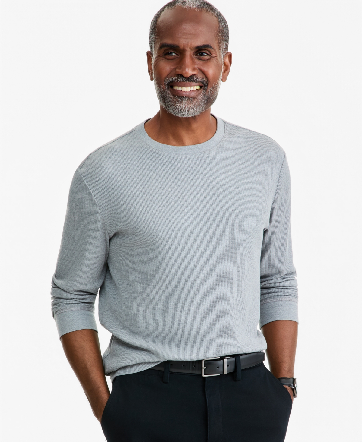 Click here for Club Room Mens Thermal Long-Sleeve Ribbed Crewneck... prices