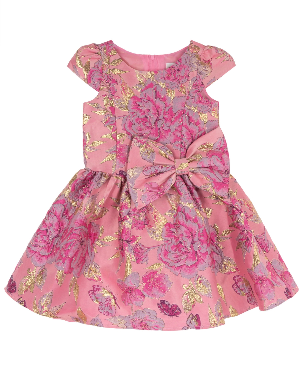 Click here for Rare Editions Girls 4T-6X Brocade Drop Waist Dress... prices