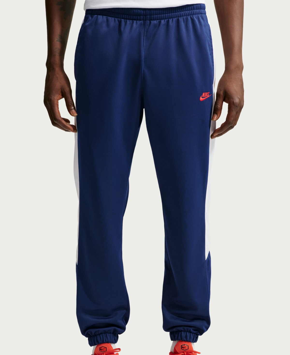 Click here for Nike Mens Poly-Knit Track Pants - Blue Void/Summit... prices