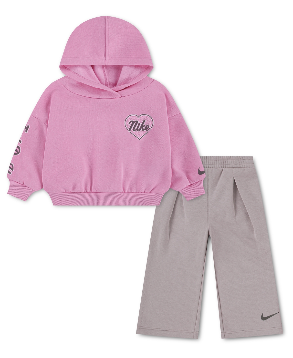 Click here for Nike Baby Girls Juxta-Girl Graphics Hoodie and Wid... prices