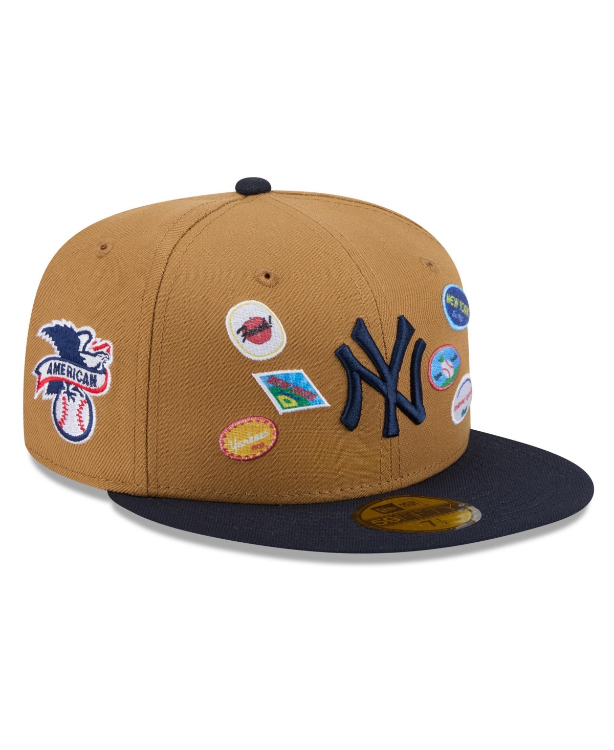 Click here for New Era Mens Tan New York Yankees Fruit Sticker 59... prices